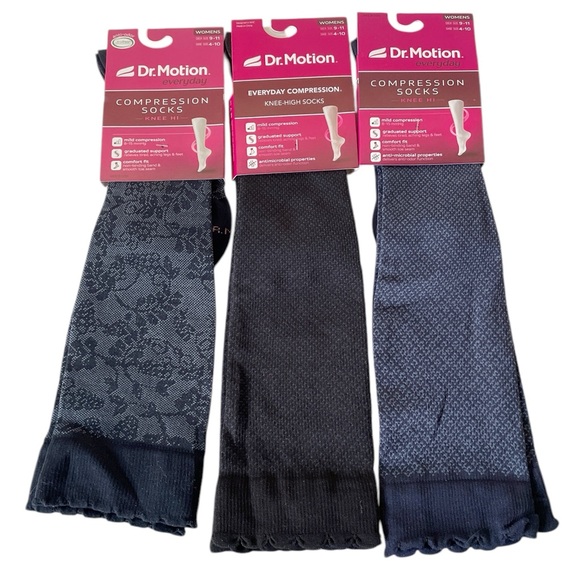 Dr. Motion | Accessories | New Dr Motion Compression Knee High Socks ...